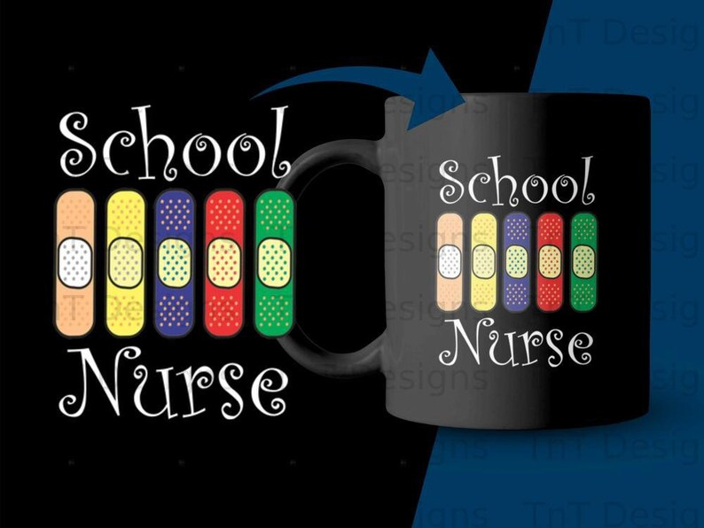 School Nurse Digital Png File Instant Download Nurse Shirt - Etsy