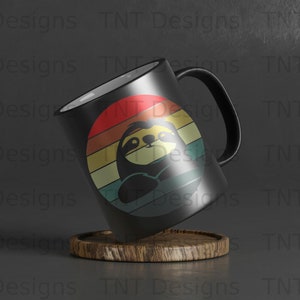 Vintage Sloth Digital Png File, Instant Download, Retro Sloth T-shirt ...