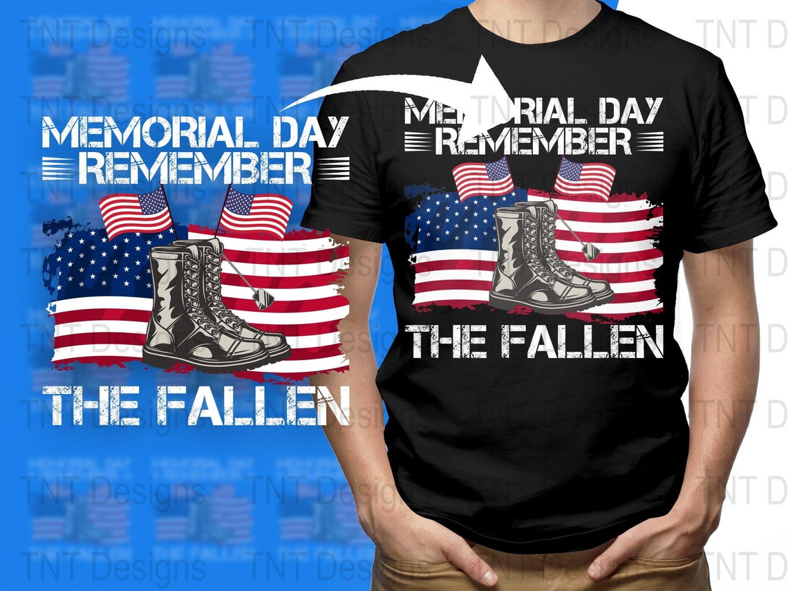 Memorial Day Remember the Fallen Digital File, Instant Download, Proud ...