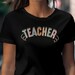 Teacher Digital Png File, Instant Download, Teacher T-shirt Design ...