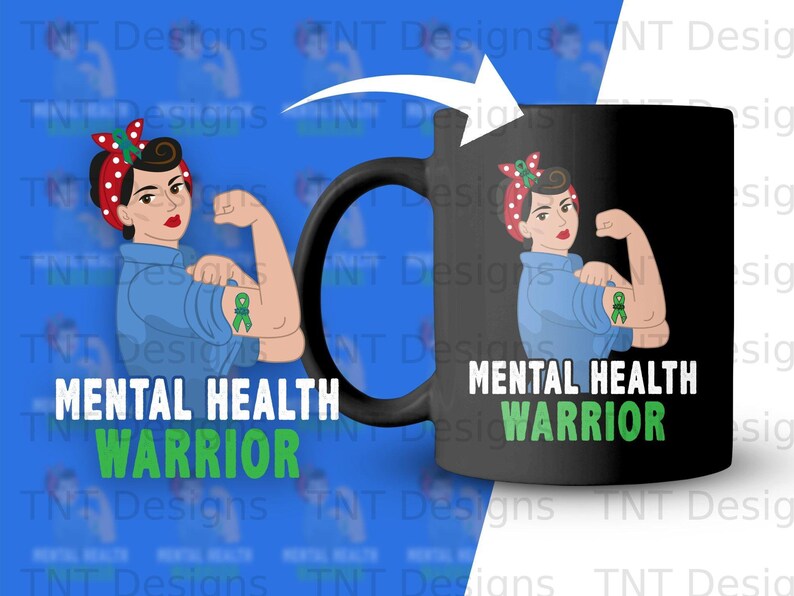 Mental Health Warrior Png Digital File Instant Download - Etsy