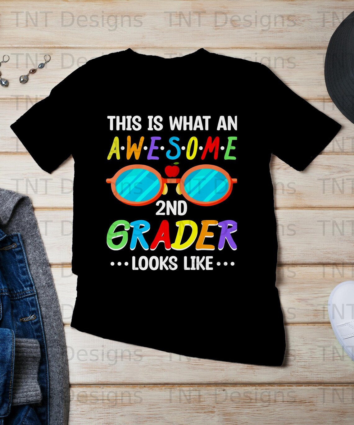 This is What an Awesome 2nd Grader Looks Like Digital Png - Etsy
