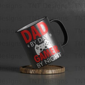 Dad by Day Gamer by Night Digital Png File, Instant Download, Video ...
