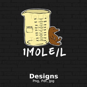 One Mole per Liter Chemistry Png Digital File Instant Download, Funny ...