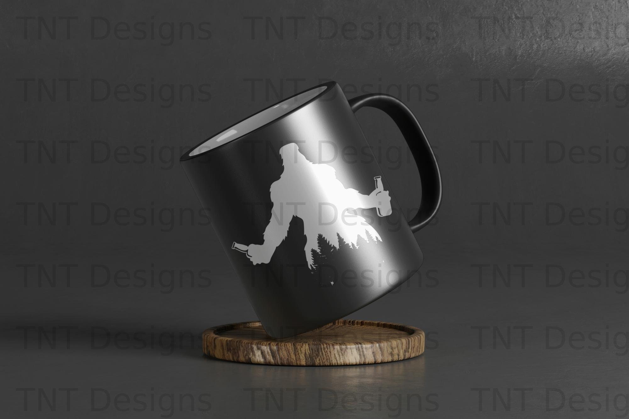 Bigfoot Drinking Beer Digital Png Design, Instant Download, Funny ...