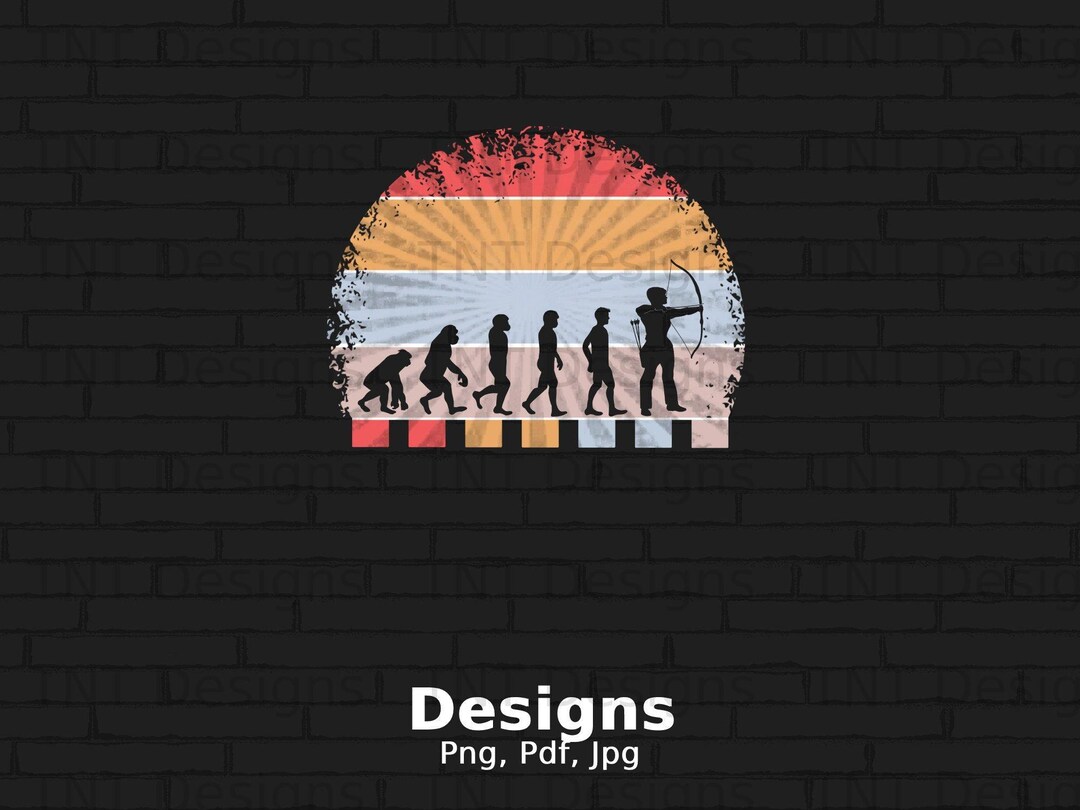 Archery Evolution Digital Png File Instant Download, Archer Evolution ...