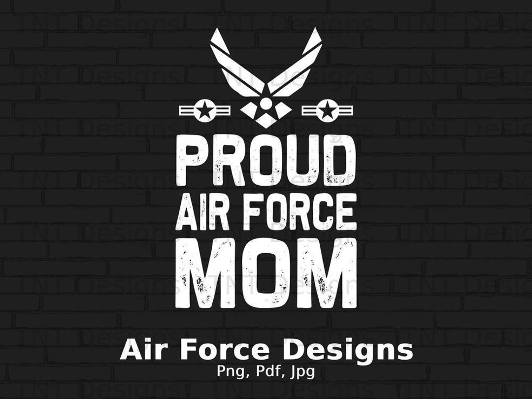 Proud Air Force Mom Digital Png File, Instant Download, Air Force Mom ...