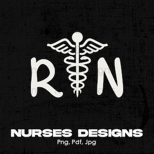 RN Digital Png File, Instant Download, Nurse T-shirt Design, Nurses Png ...