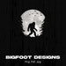Bigfoot Night Full Moon Digital Png File, Instant Download, Bigfoot ...