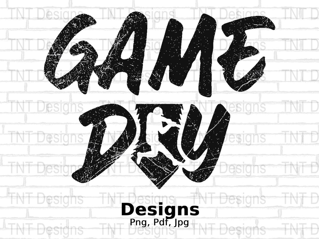 Game Day Digital Png File, Instant Download, Baseball T-shirt Design ...