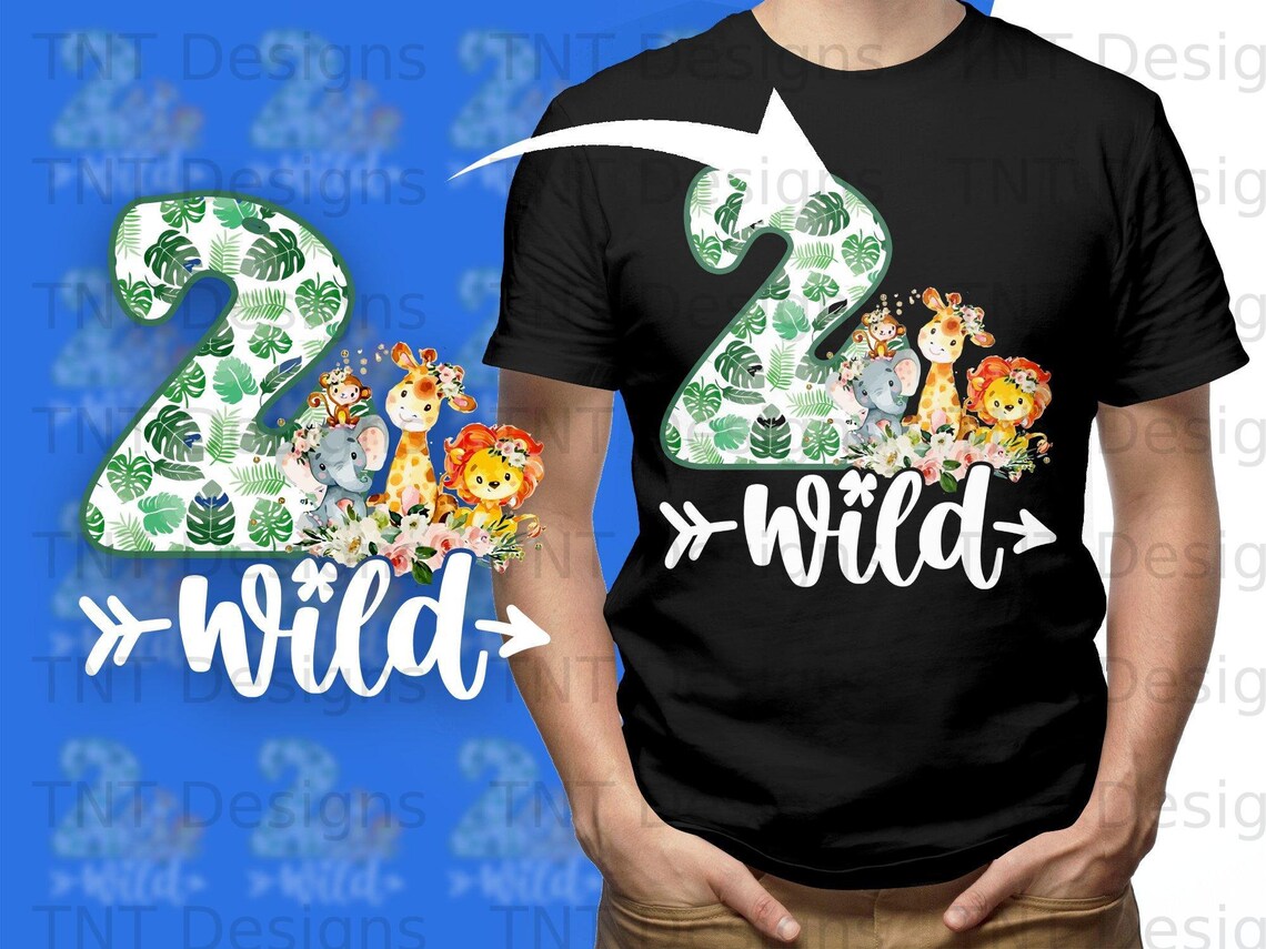 2 Wild Digital PNG File Instant Download Kids Two Wild PNG - Etsy