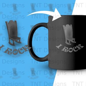 I Rock Rocking Chair Digital Png File, Instant Download, Funny Music ...
