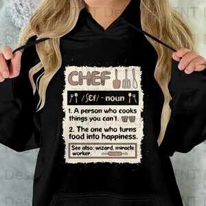 Chef Definition Digital Png File, Instant Download, Funny Cook Png ...