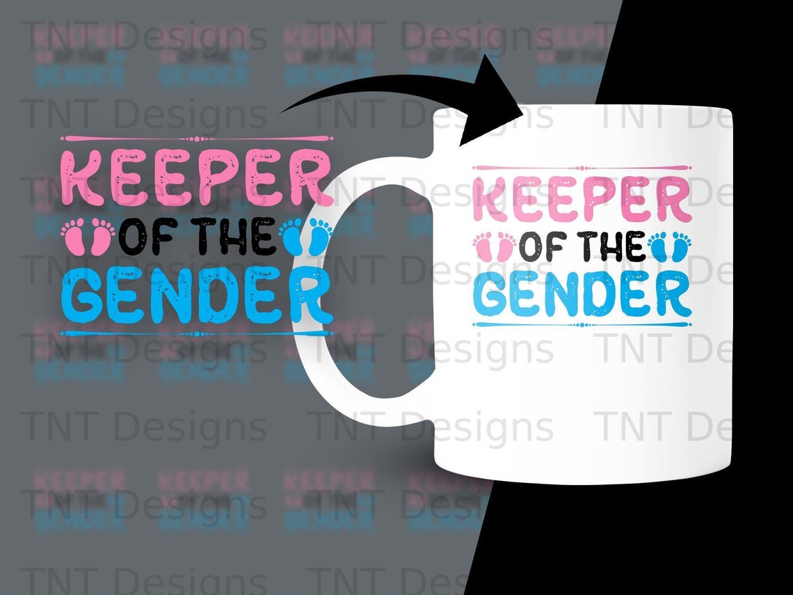 Keeper of the Gender Digital Png File Download Pregnancy - Etsy