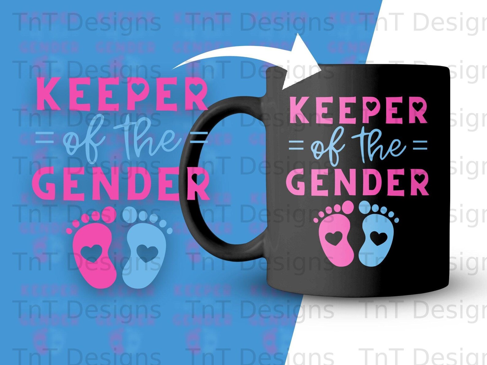 Keeper of the Gender Png Digital File, Instant Download, Team Boy, Team ...
