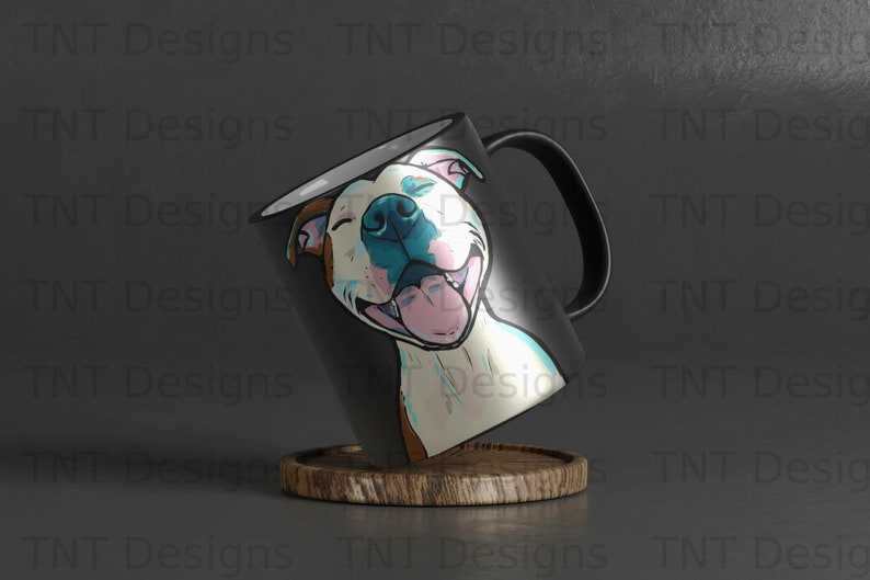 Pitbull Dog Png Dog Lover Designs Cute Pitbull Dog Digital - Etsy