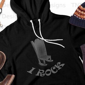 I Rock Rocking Chair Digital Png File, Instant Download, Funny Music ...