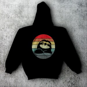 Vintage Sloth Digital Png File, Instant Download, Retro Sloth T-shirt ...