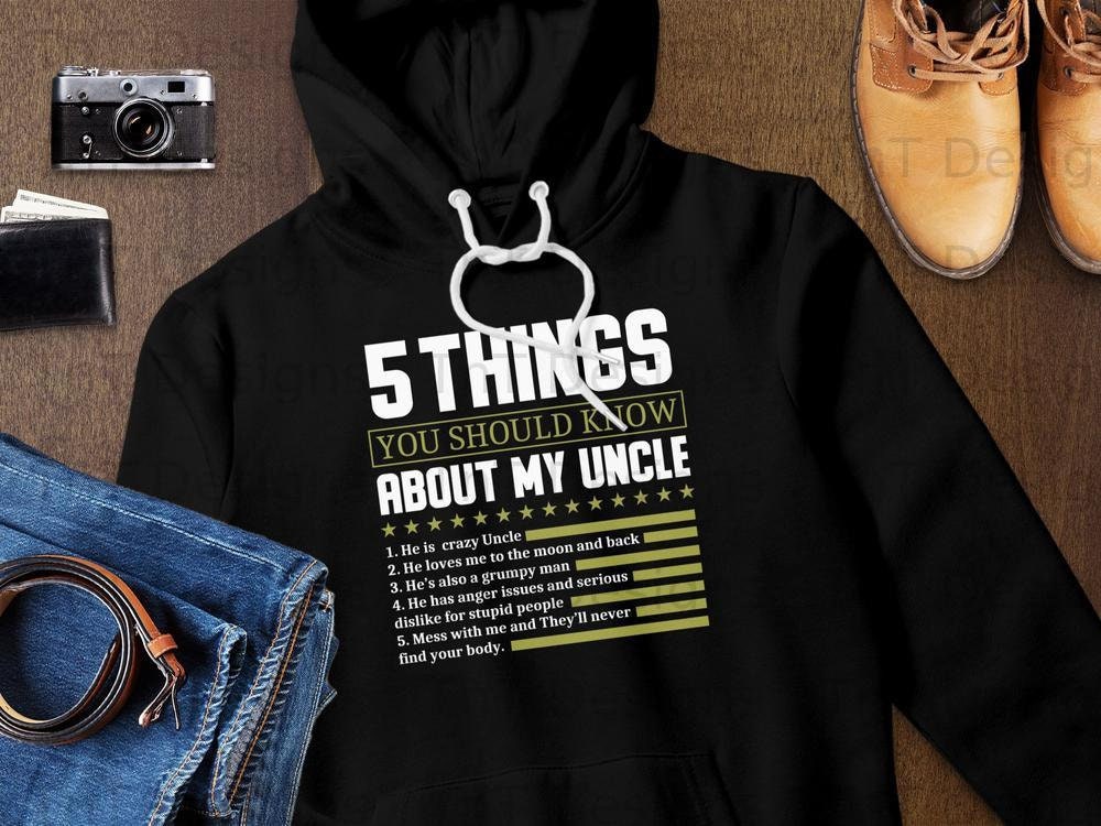 5 Things You Should Know About My Uncle Digital Png File, Instant ...