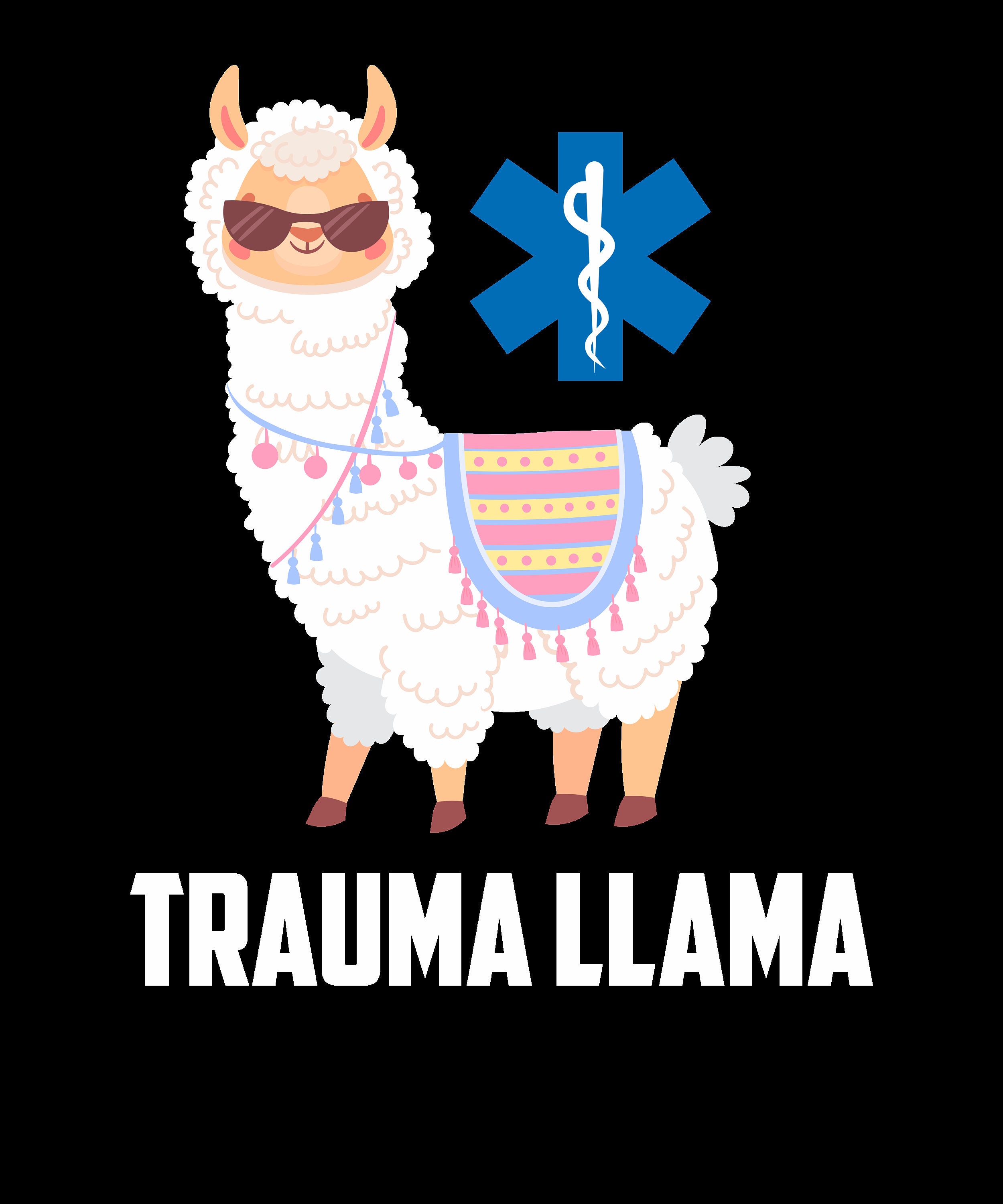 Trauma Llama Funny Nurse Digital File Download Png Pdf Jpg - Etsy