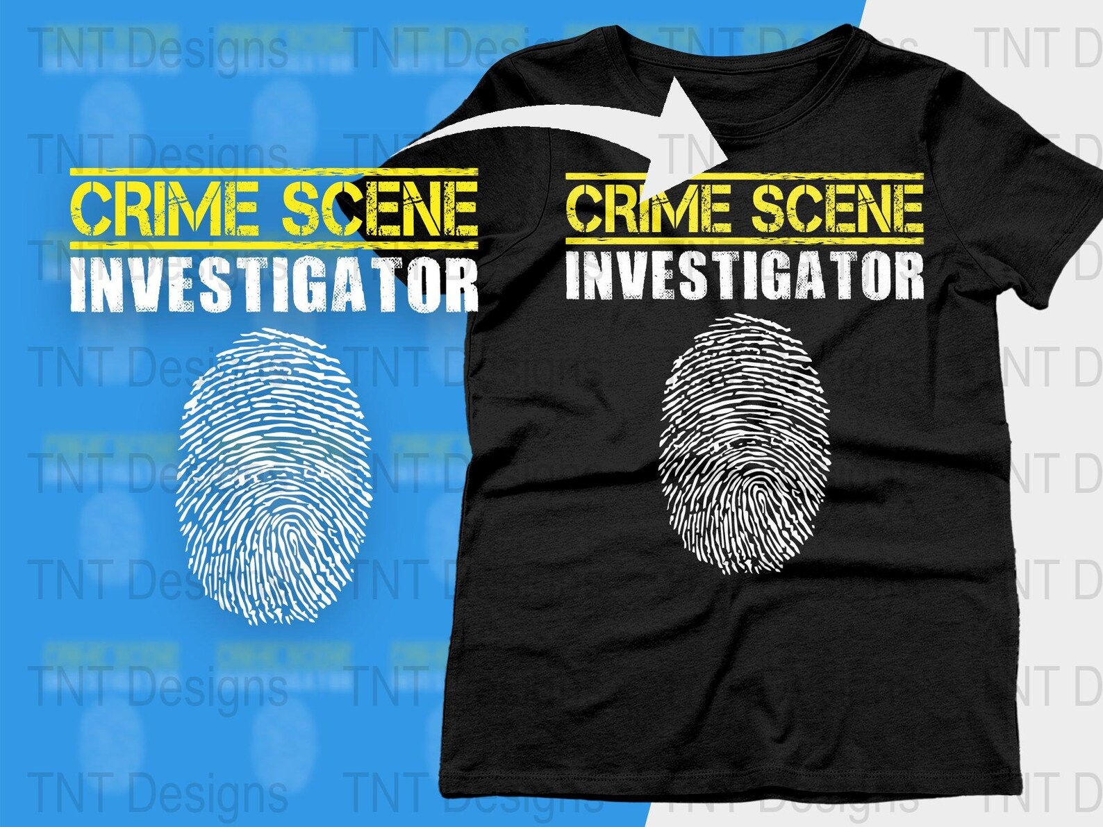 Crime Scene Investigator Digital Png File, Instant Download, Funny ...
