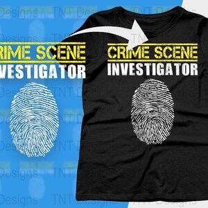 Crime Scene Investigator Digital Png File, Instant Download, Funny ...