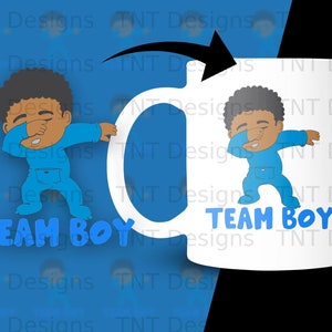 Team Boy Digital Png File Instant Download, Gender Reveal T-shirt ...