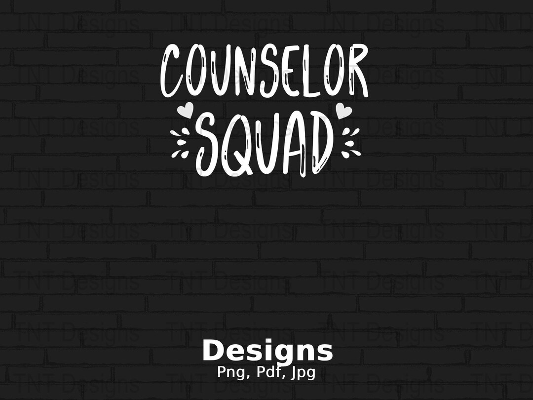 Counselor Squad Digital Png File, Guidance Counselors Png, Instant ...
