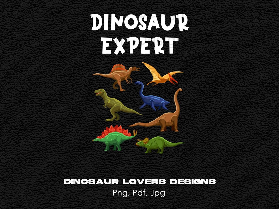Dinosaur Expert Png Digital File, Download, Funny Paleontologist Png ...