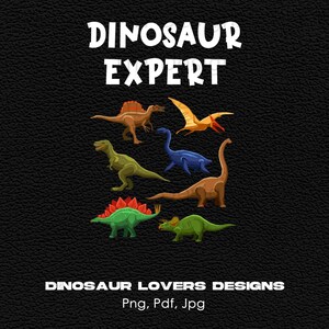 Dinosaur Expert Png Digital File, Download, Funny Paleontologist Png ...