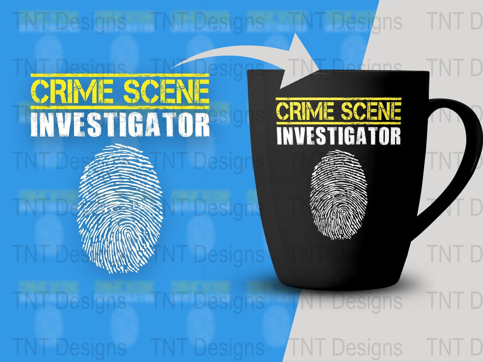 Crime Scene Investigator Digital Png File, Instant Download, Funny ...