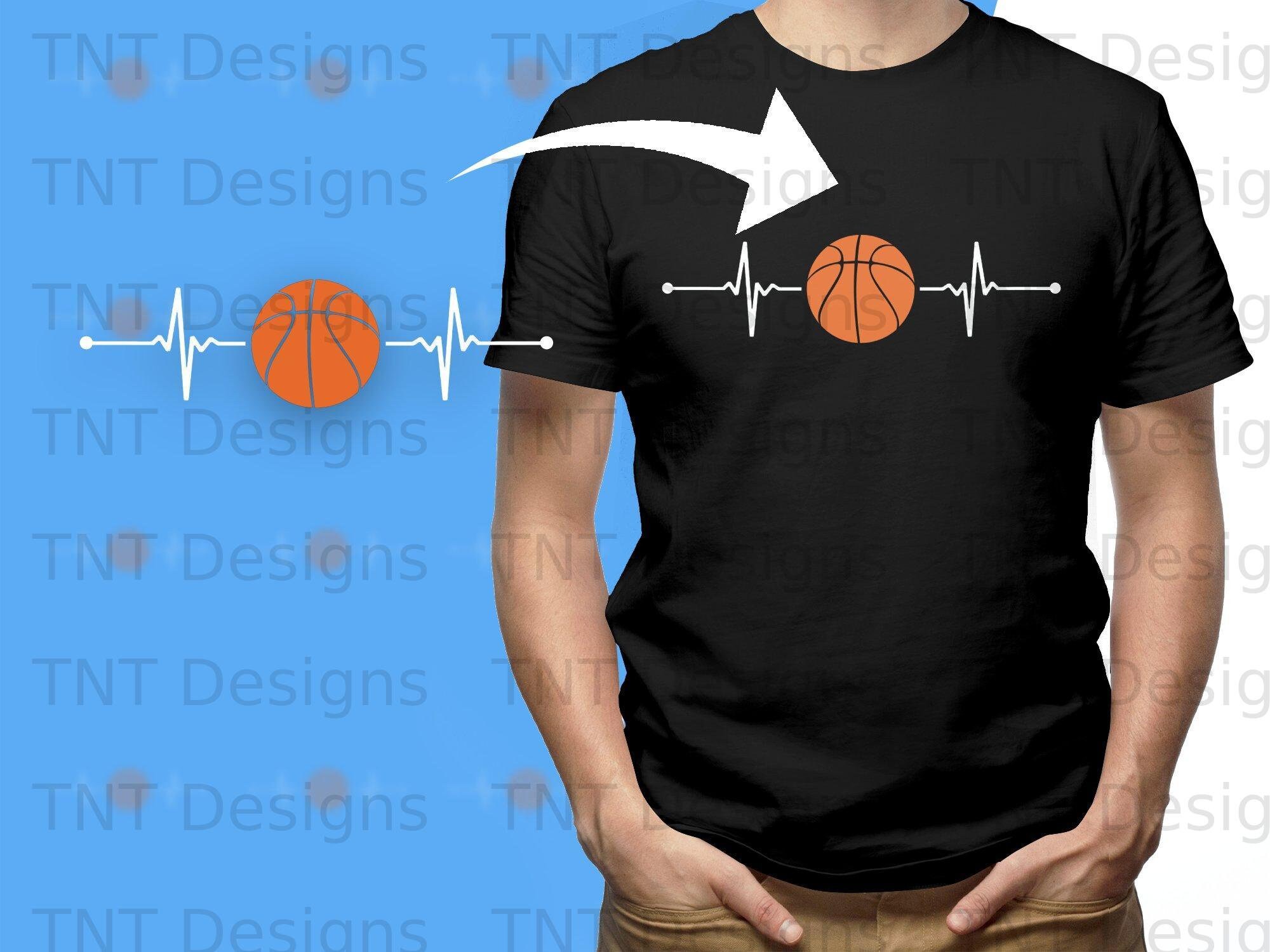 Basketball Heartbeat Digital Png File, Instant Download, Basketball ...