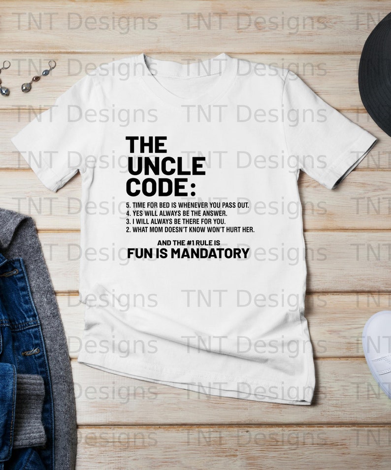 The Uncle Code Digital Png File Instant Download Funny - Etsy