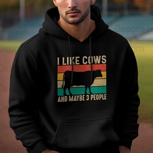 I Like Cows and Maybe 3 People Vintage Digital Png File Instant ...