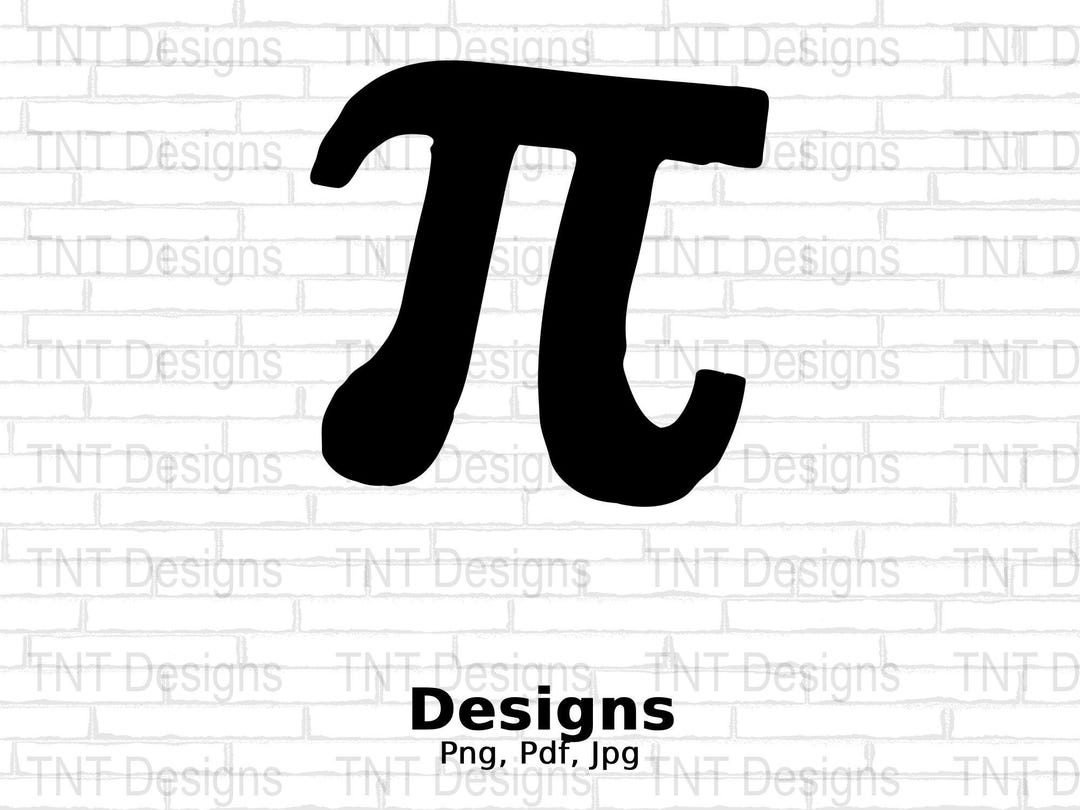 Pi Symbol Digital Png File, Funny Math T-shirt Design, Greek Letter Pi ...
