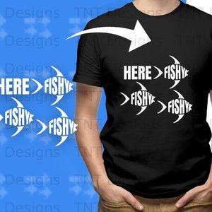 Here Fishy Fishy Fishy Digital Png File Instant Download, Fishing PNG ...