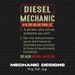 Diesel Mechanic Definition Digital Png File Instant Download, Funny ...