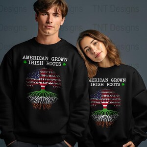 American Grown Irish Roots Digital Png File, Instant Download, Ireland ...