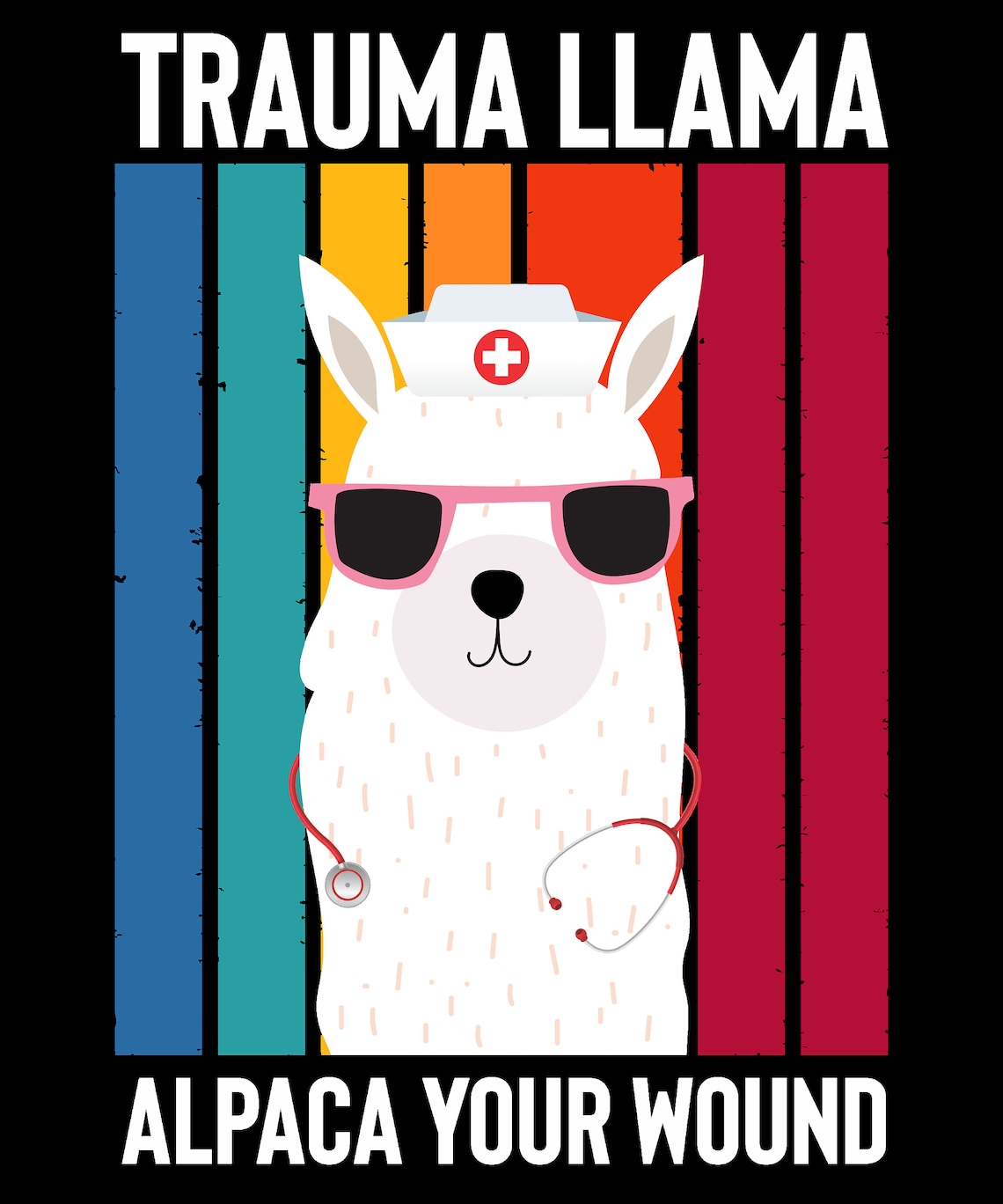 Trauma Llama Alpaca Your Wound Digital Png File Download Cute - Etsy