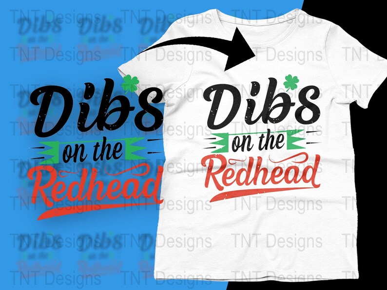 Dibs on the Redhead Digital Png File, Instant Download, Funny Drinking ...