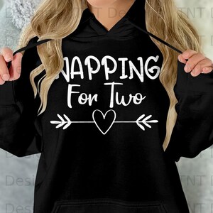 Napping for Two Digital Png File, Instant Download, Funny Pregnancy Png ...