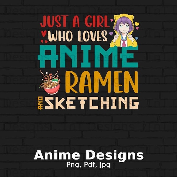Girl Anime Animation - Etsy