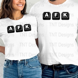 AFK, Away From Keyboard Digital Png File, Gaming Png, Instant Download ...