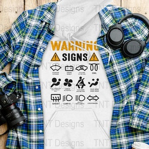 Funny Mechanic Warning Signs Digital Png File, Instant Download, Funny ...