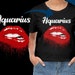 Aquarius Lips Digital Png File, Instant Download, Aquarius Girl Png ...
