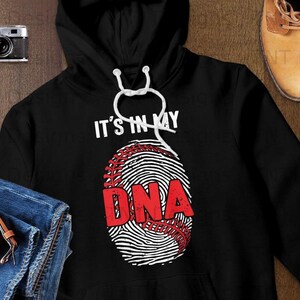 It's in My DNA Fingerprint Digital Png File, Instant Download, Baseball ...