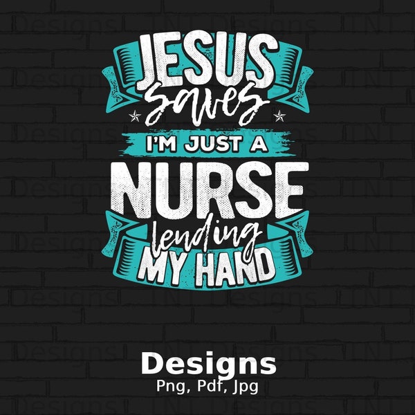 Jesus and Nurse Art - Etsy