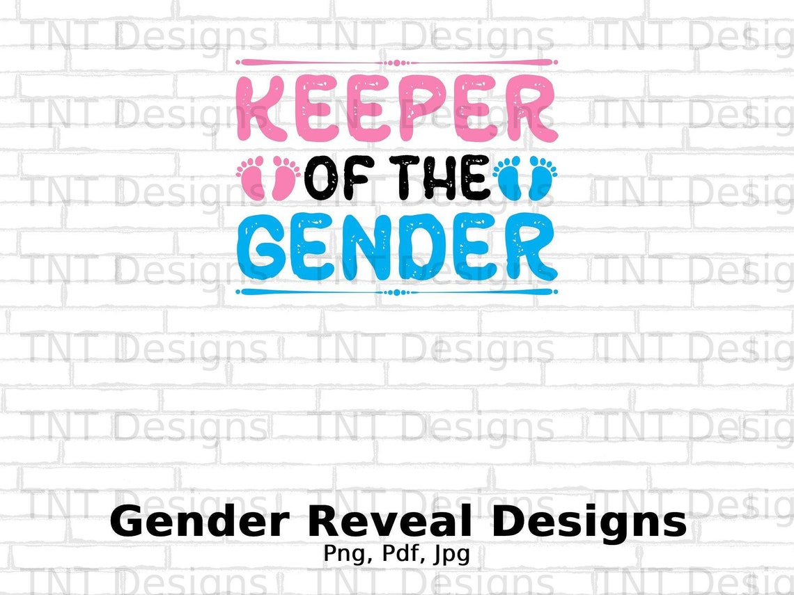 Keeper of the Gender Digital Png File Download Pregnancy - Etsy