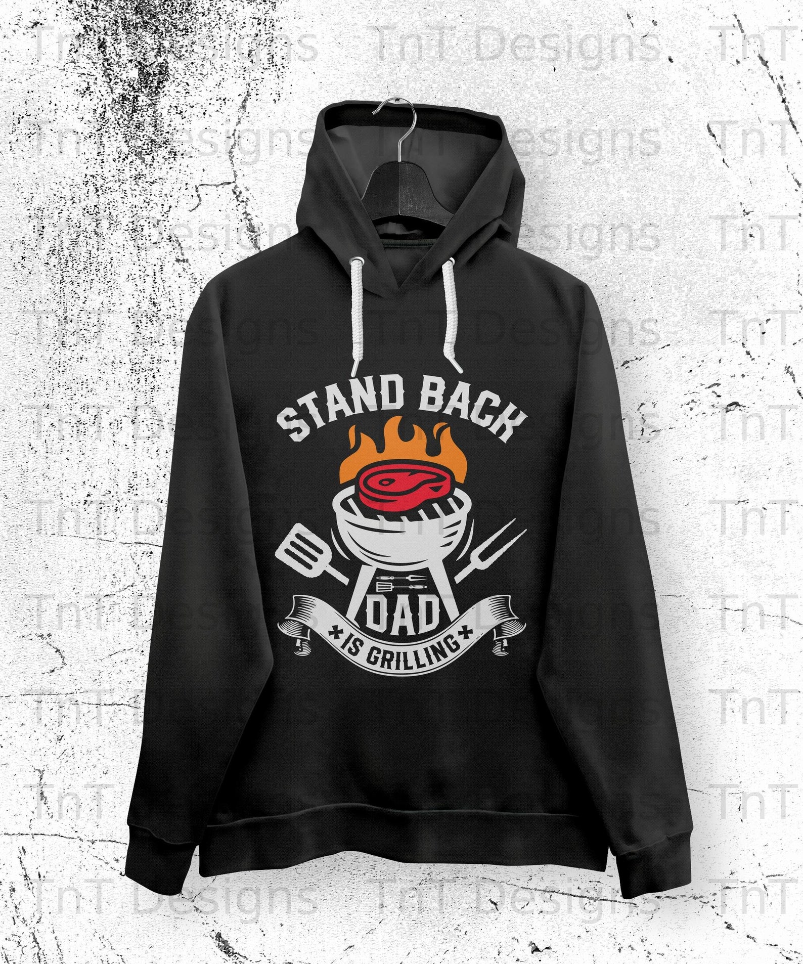 Stand Back Dad is Grilling Digital Png Design File Instant - Etsy