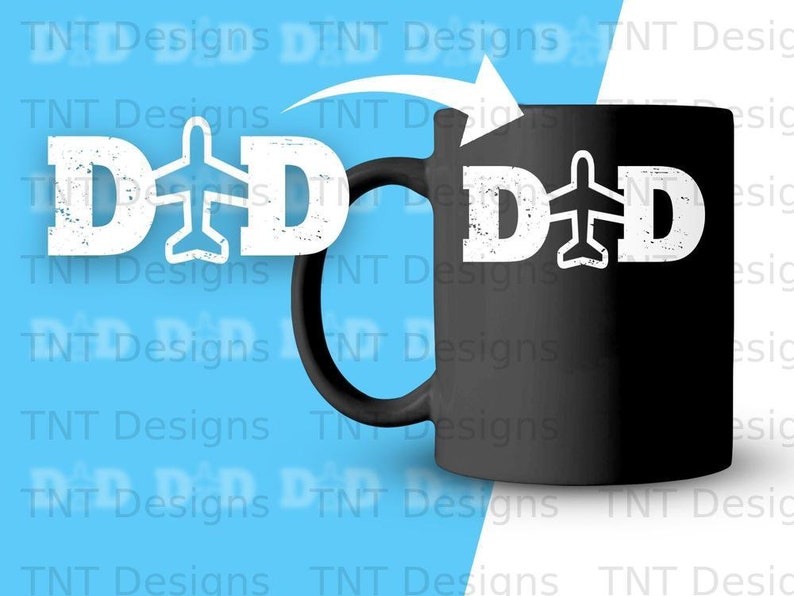 Dad Airplane Digital File Instant Download Pilot Dad Png - Etsy